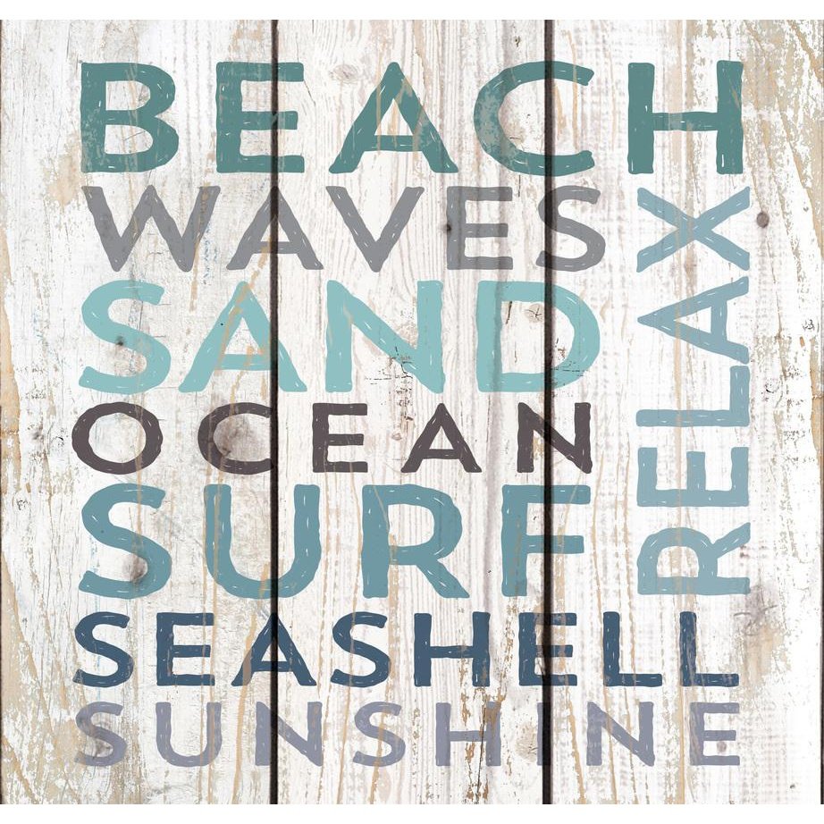 Beach Waves | Pallet Wall Decor | Beach Decor | Coastal Decor | Gift ...